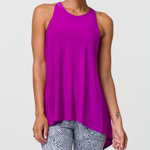 Onzie | Tops | Onzie Nwt Orchid Tie Back Handkerchief Tank Top | Poshmark